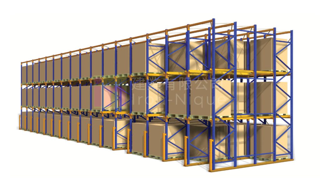 Drive In & Drive Through Racking System - Iron-Nique